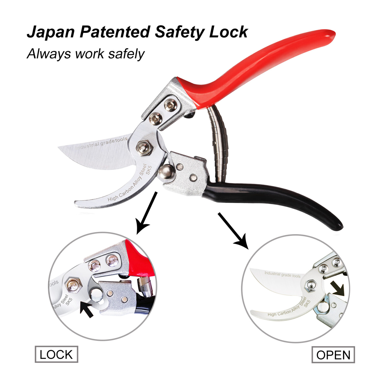 TONMA Pruning Shears [Made in Japan] Professional 8 Inch Premium Plant ...