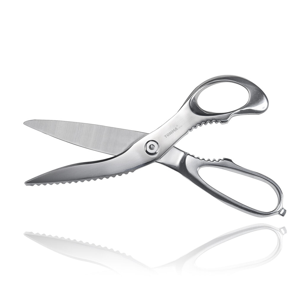 TONMA Kitchen Shears Heavy Duty [Made in Japan] 9.5” Sharp Stainless ...