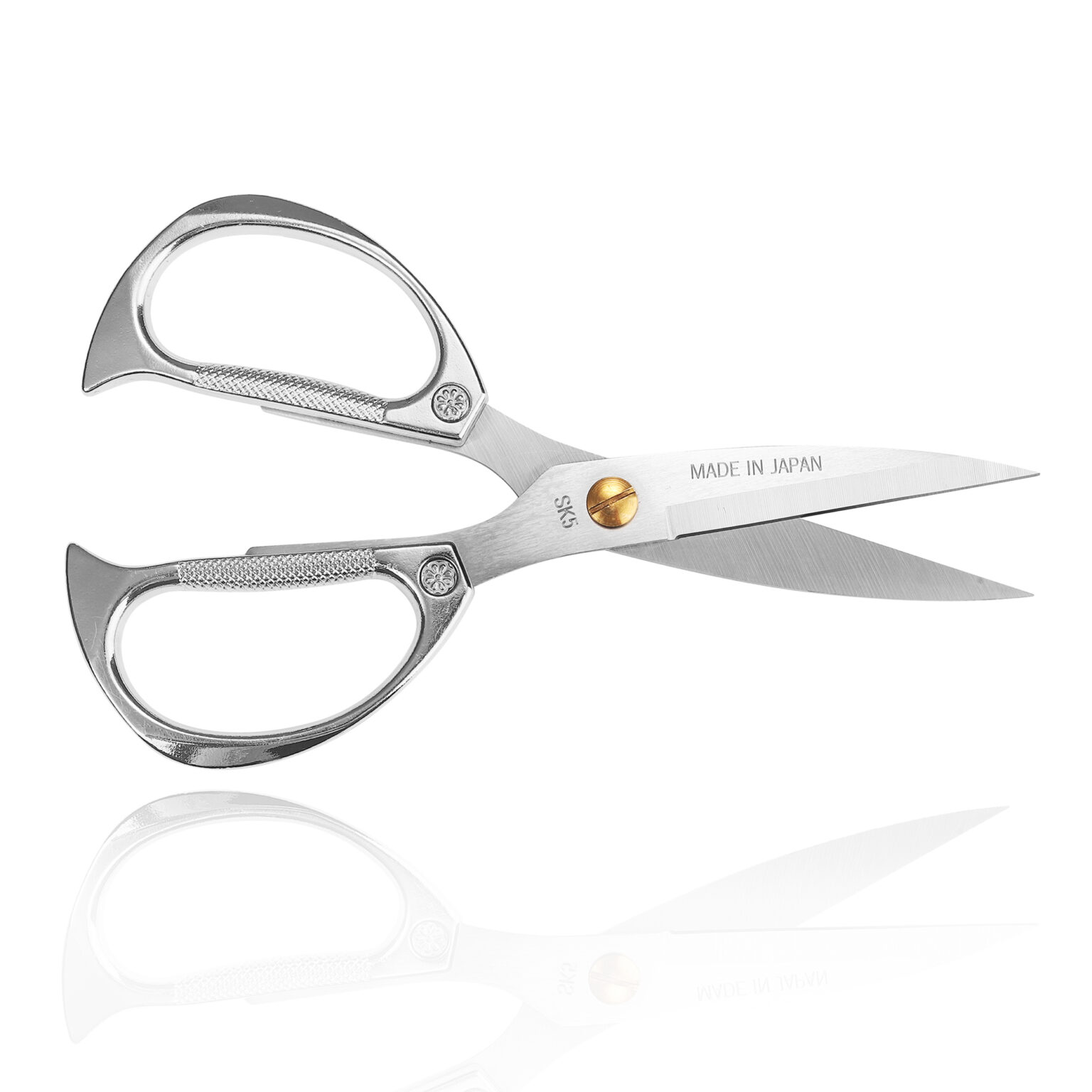 TONMA Kitchen Scissors All Purpose [Made in Japan], Japanese Solid All Stainless Steel Cooking ...