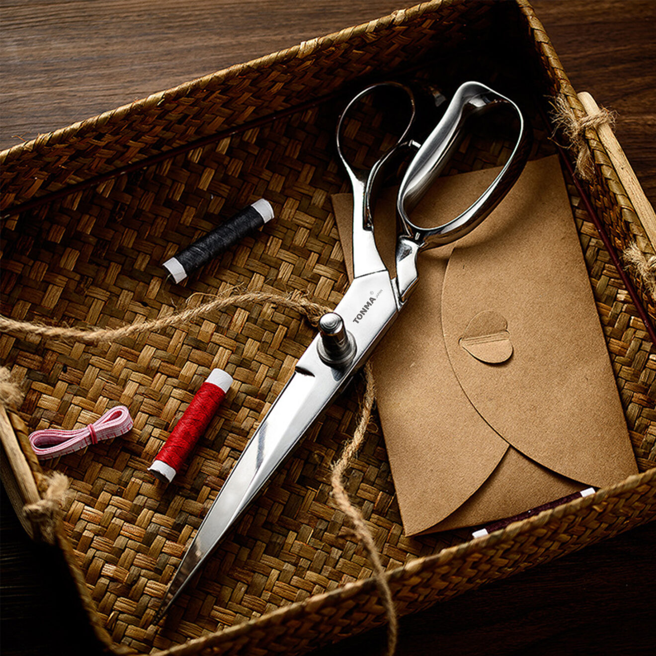 TONMA Fabric Scissors [Made in Japan] 12 inch Professional Tailor ...